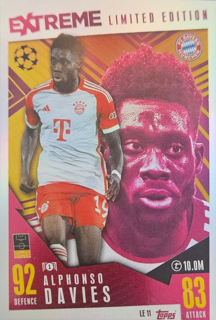 MATCH ATTAX CHAMPIONS League EXTRA 2023/2024 LE 11 Alphonso Davies EUR 1,00 - PicClick DE
